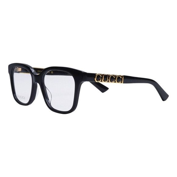 Gucci | Accessories | Gucci Rectangular Eyeglasses Gg192o0149 Black ...